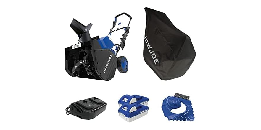 Snow Joe 24-Volt IONMAX Snow Blower Bundle