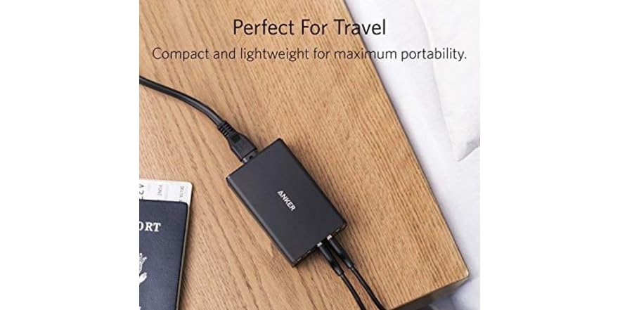 Anker PowerPort 5-Port 40W USB-A Desktop Charging Hub