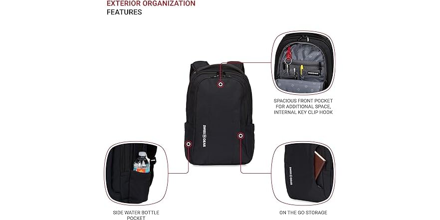 SwissGear 17" Compact Laptop Backpack