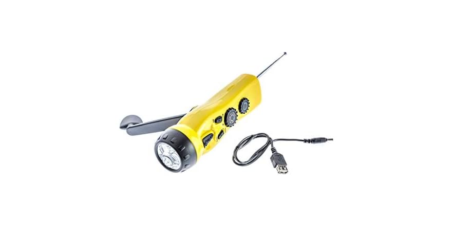 SE 4-in-1 Dynamo Emergency Radio Flashlight