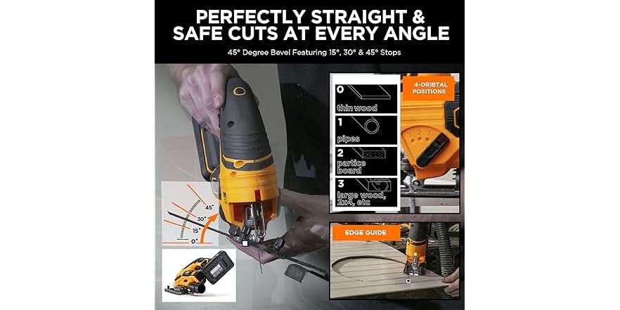 MOTORHEAD 20V ULTRA Cordless Jig Saw Kit