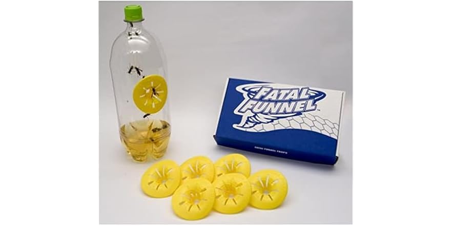 Fatal Funnel FFW-6P Wasp and Hornet Traps, 6-Pack
