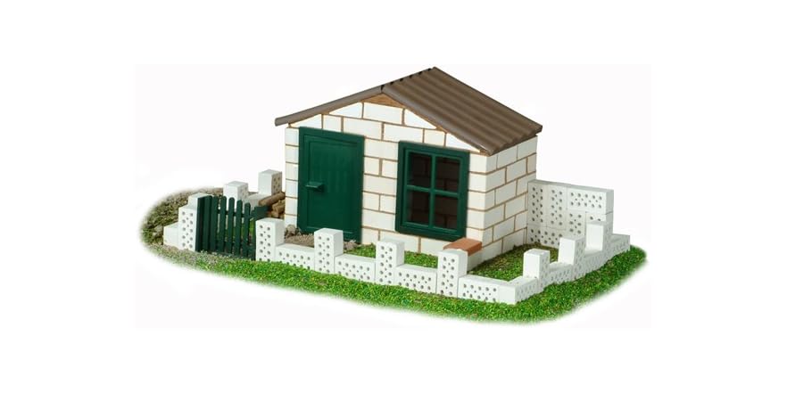 Teifoc White Brick House Set