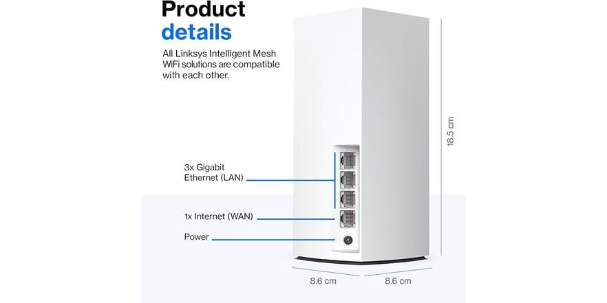 Linksys Atlas WiFi 6 Home WiFi Mesh System (Open Box)