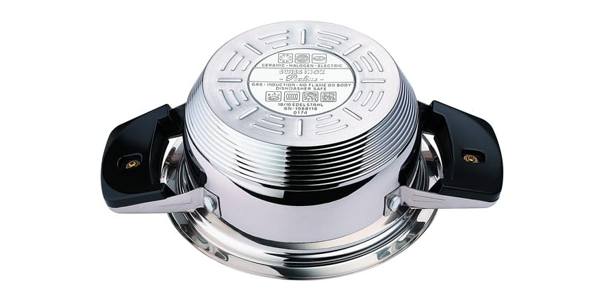 Swiss Inox 18-Piece Stainless Steel Cookware Set