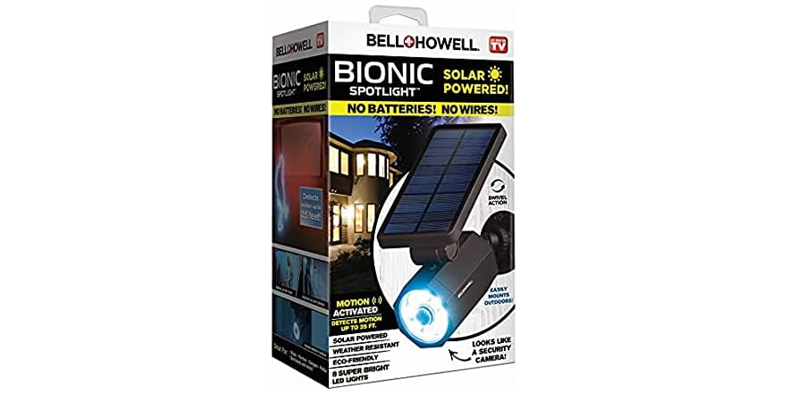 Bell + Howell Bionic Solar Spotlight 5-pack