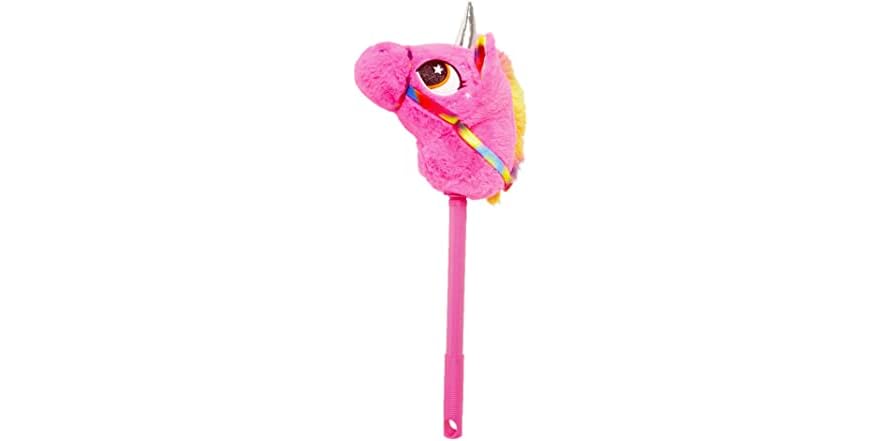 Linzy Plush 36'' Unicorn Riding Stick