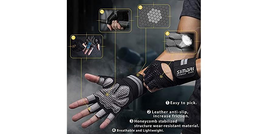 SIMARI Workout Gloves (M)