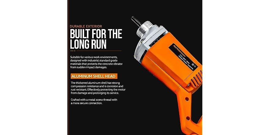 SuperHandy Concrete Vibrating Power Tool, 13k VPM