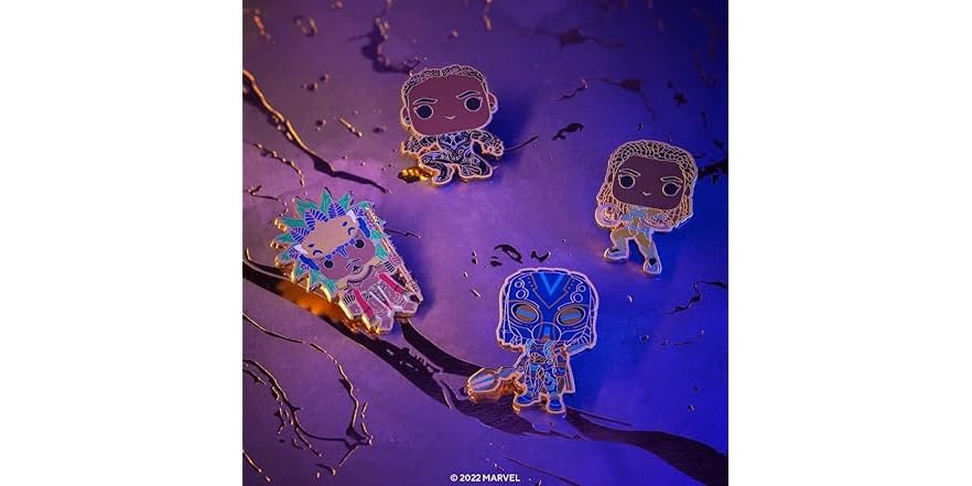 Marvel: Black Pather 4 Pin Set