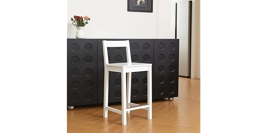 Amazon Basics Wooden Bar Stool