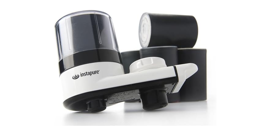 Instapure Faucet Water Filter w/ 4 Replacements