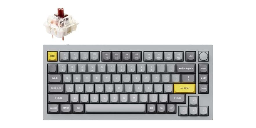 Keychron Q1 RGB Wired Custom Mechanical Keyboard (Open Box)