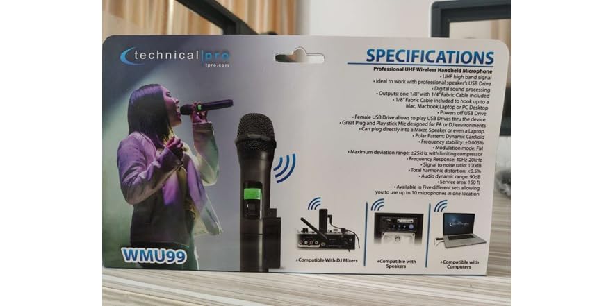 UHF Mic and Receiver