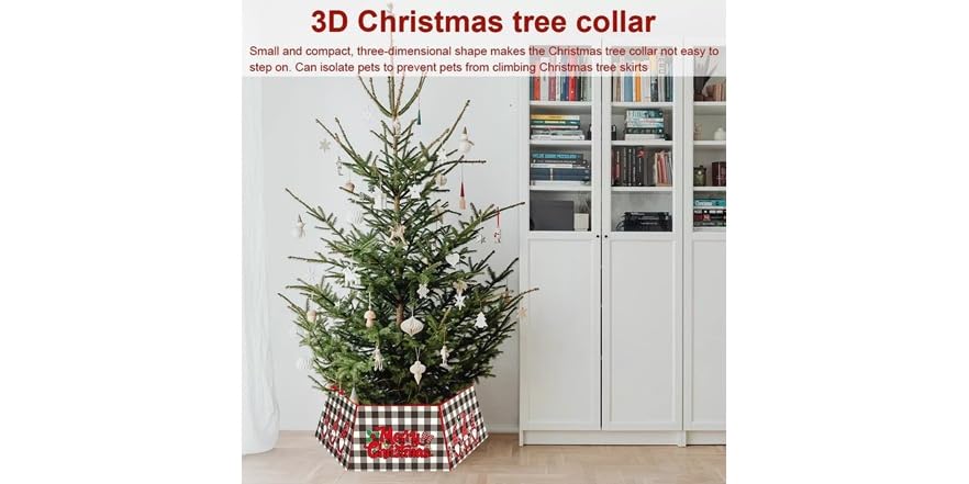 Rustic Christmas Tree Collar Skirt Ring