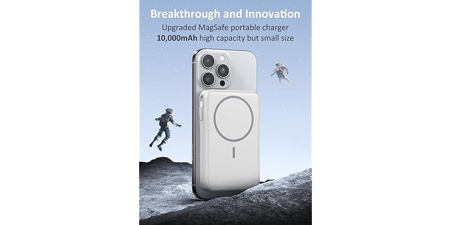 Aobbow 10000mAh Power Bank White