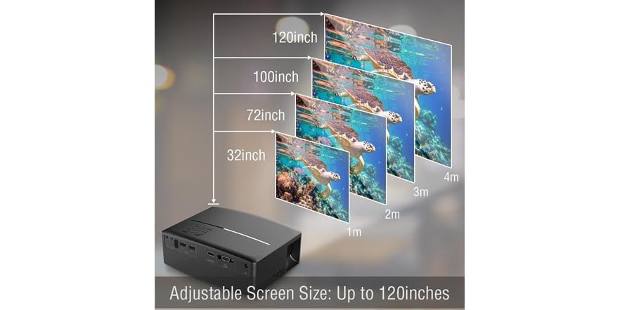 Pyle 1080p HD Compact Digital Projector