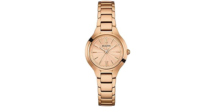 Bulova Classic Rose Gold-Tone Ladies Watch 97L151