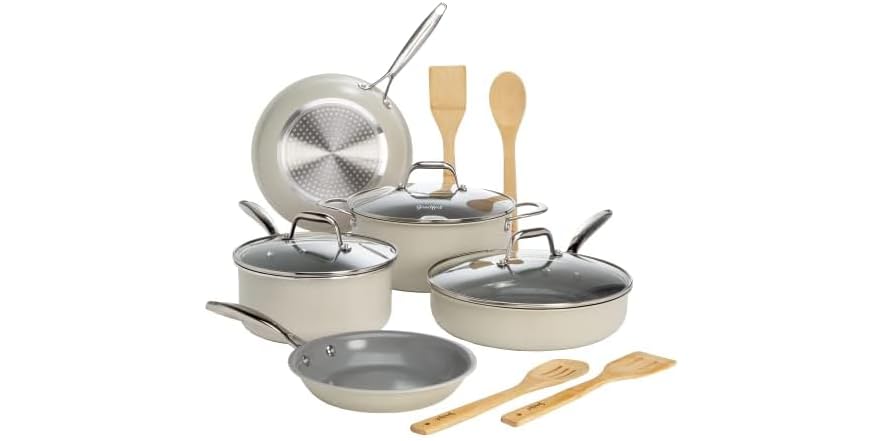 Goodful Ceramic Nonstick Cooking Set