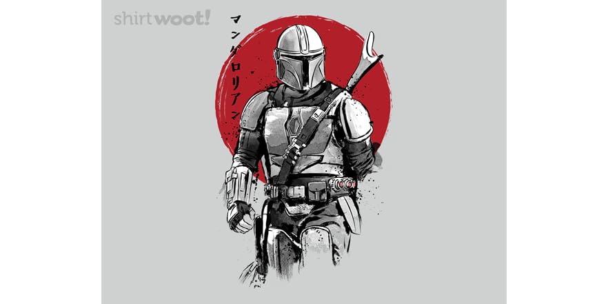 Mando Bounty Hunter sumi-e