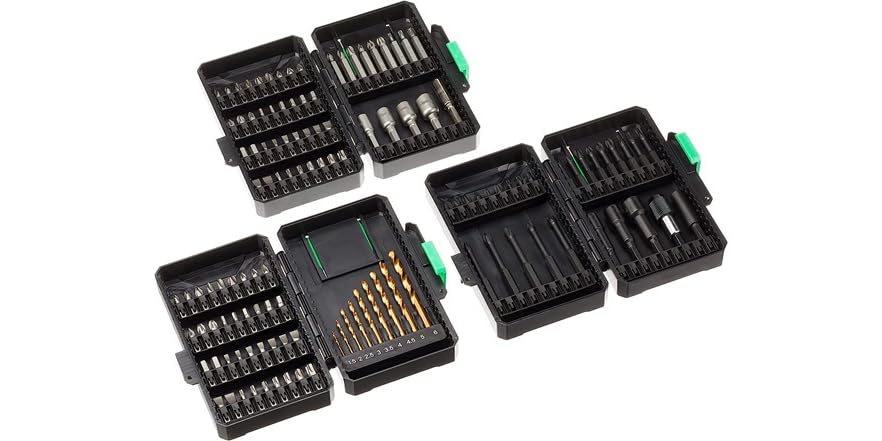 Denali 123-Piece Screwdriver and Drill Bit Set