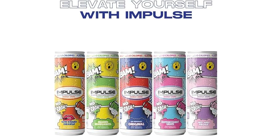 (12 Pack) Impulse Energy Variety Pack