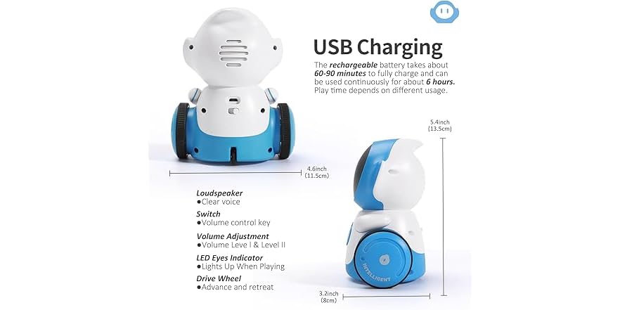 GILOBABY Robot Smart Talking Toy with Voice Control