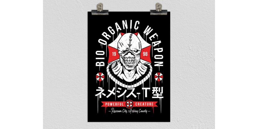 "Bio Organic Weapon" Matte Poster