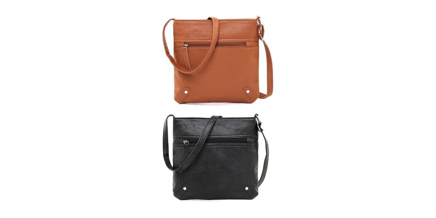 2 PK Multifunction Cross Messenger Bag