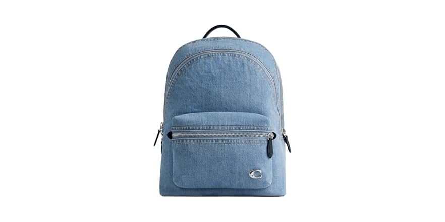 Coach Charter Backpack (Indigo Denim)