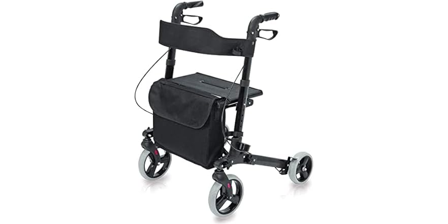 HealthSmart HealthSmart Walker Rollator with Seat an (Open Box)