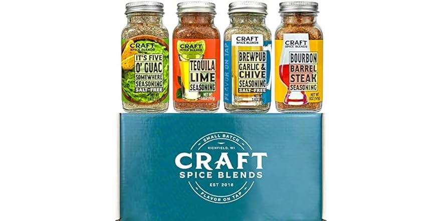 (4 Pack) Craft Spice Blends Happy Hour Seasoning Set