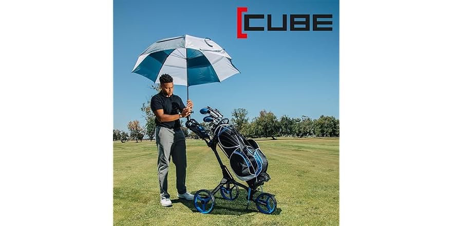 Cube Cart Golf Push Cart 3 Wheel