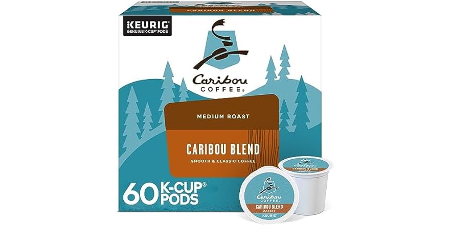 (120 Count) Caribou Coffee Caribou Blend K Cups