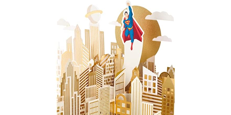 Pop Up Birthday Card (Superman)