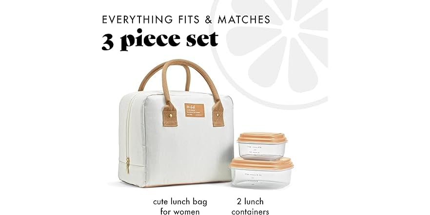 Fit & Fresh Insulated Lunch Bag