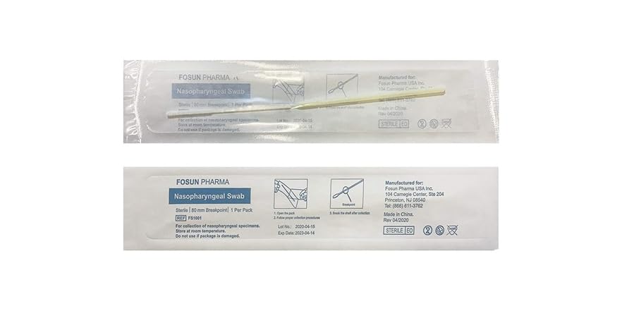 Sterile Nasopharyngeal Swab (Pack of 100)