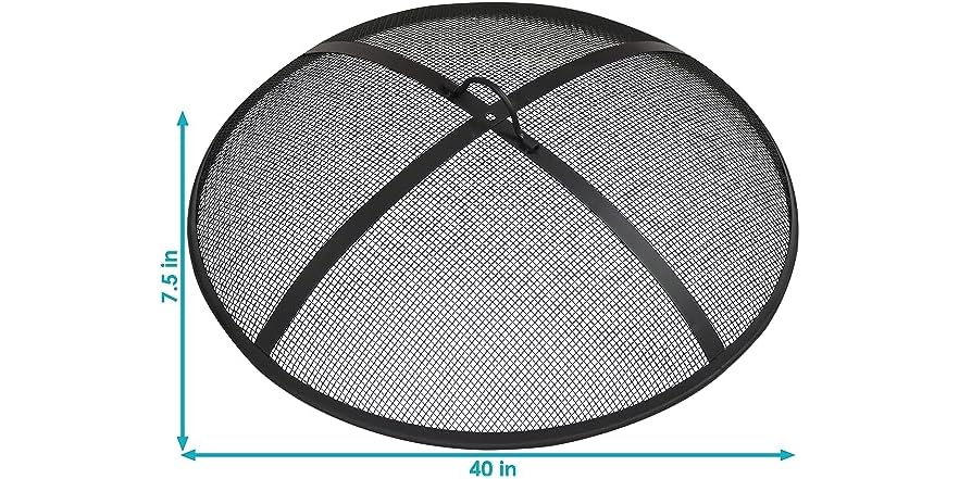 Sunnydaze Fire Pit Spark Screen - 40-In.
