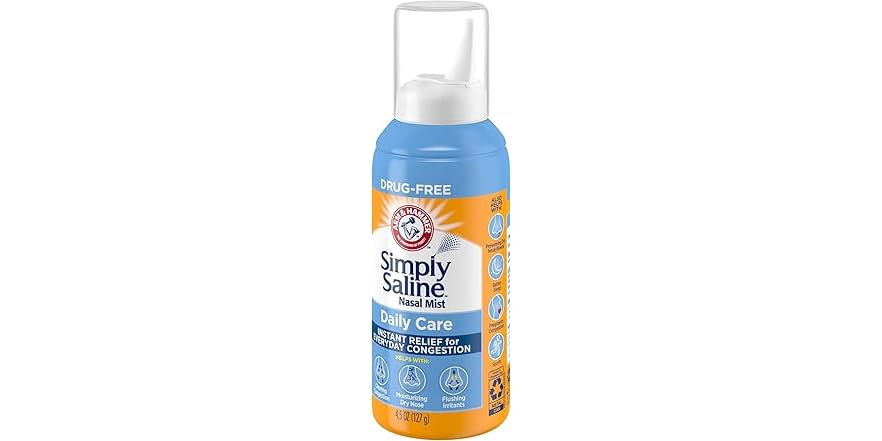 ARM & HAMMER Simply Saline Nasal Mist 4.5oz