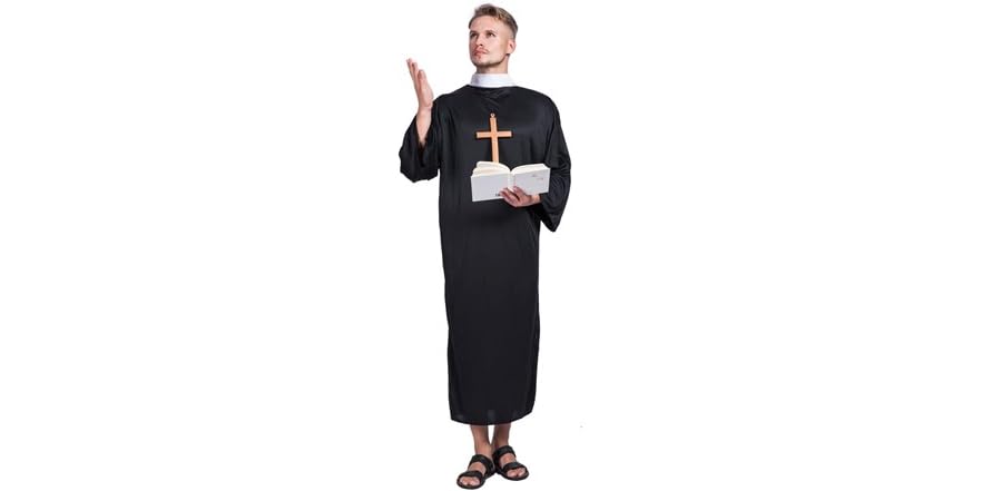 Adult Medieval Priest Robe Costume