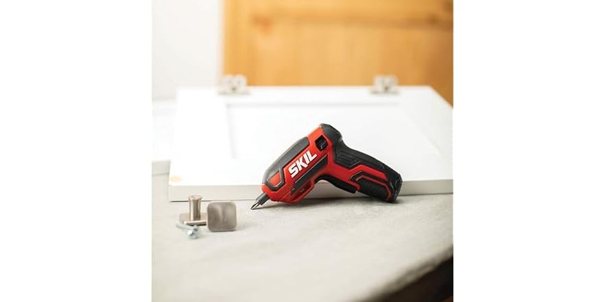 SKIL Rechargeable 4V Cordless Screwdriver w/Bits