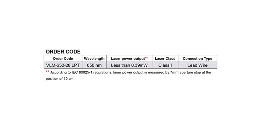 Red Laser Line Generator
