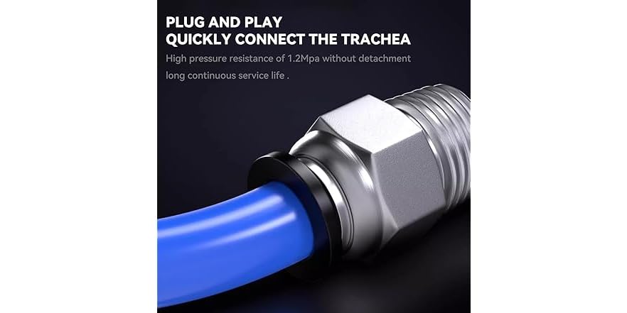 NANLACH Push Connect Fittings 1/2" 10pk
