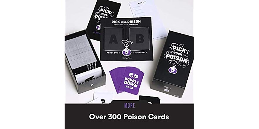 Pick Your Poison Card Game