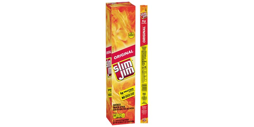 (48-Count) Slim Jim Giant Smoked Meat Sticks