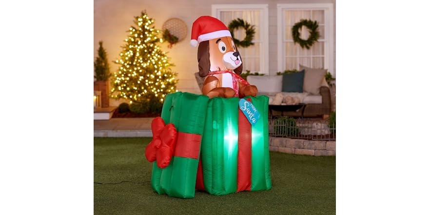 Kringle Express Inflatable Pop-Up Holiday Character