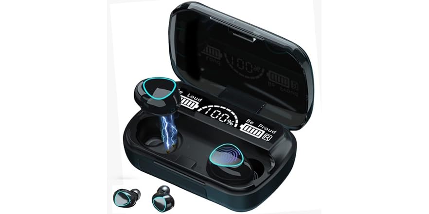 (NEW) NIUTA Wireless Bluetooth Earbuds - 136Hr Playtime & IPX7 Waterproof