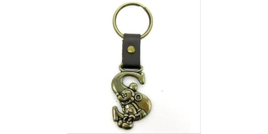 Disney Mickey Mouse Letter S Brass
