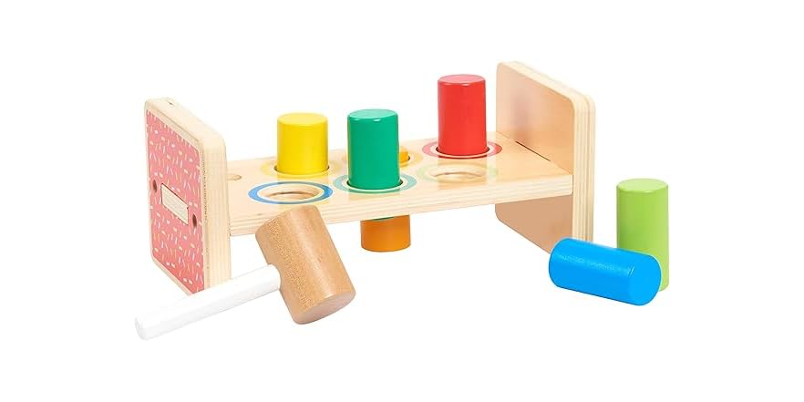 Early Learning Wooden Hammer Bench 18mo+