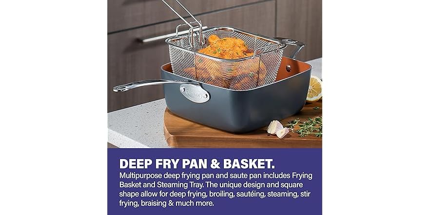 GOTHAM STEEL Pro 20-Piece Pots & Pans Set
